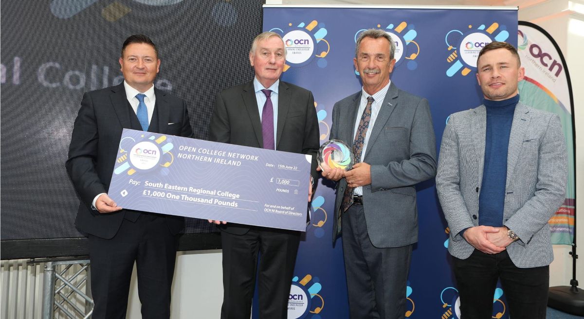 SERC Collects OCN Learning Endeavour Award 2022 - SERC